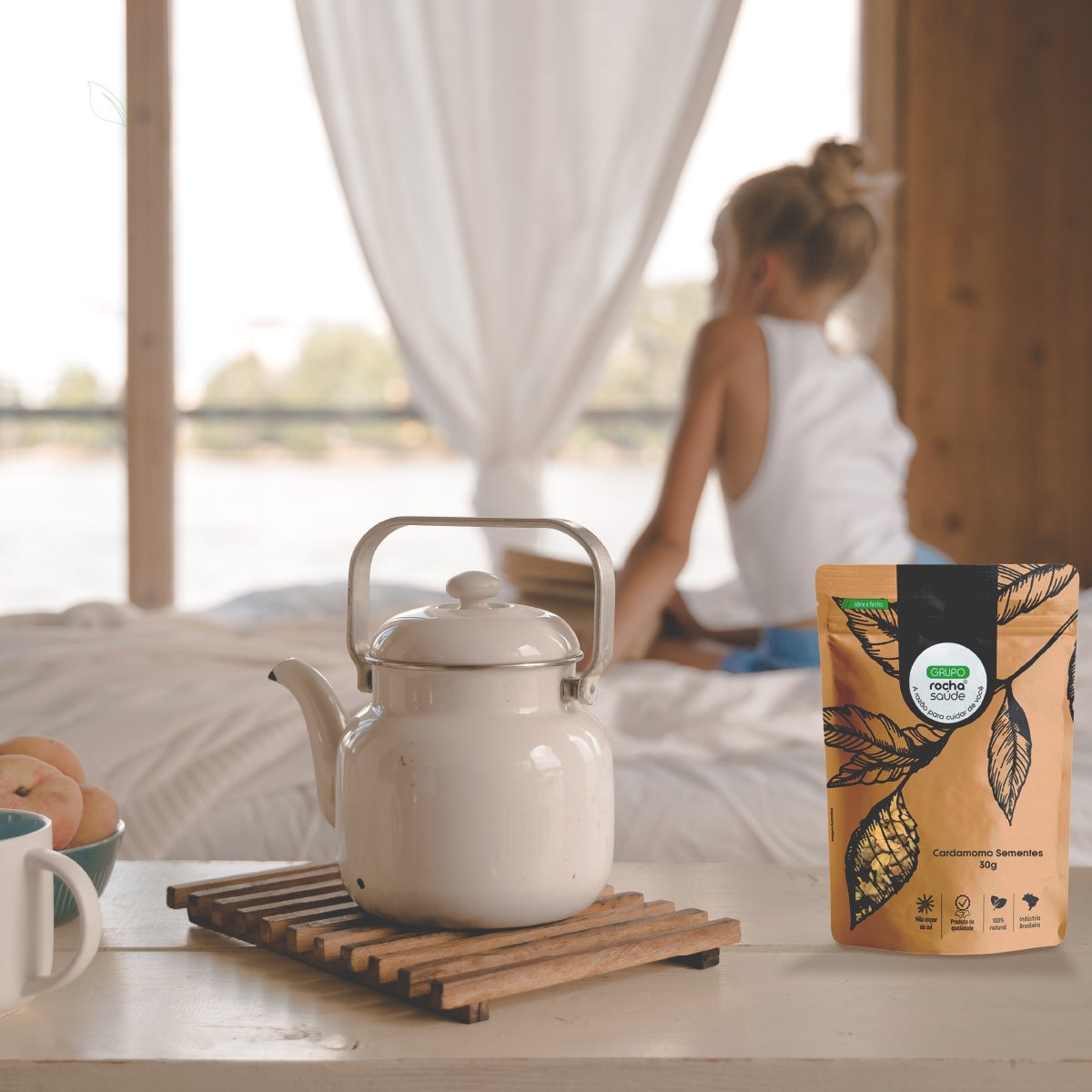 Chá de Cardamomo Sementes - Grupo Rocha Saúde - de R$30,37 a R$115,42