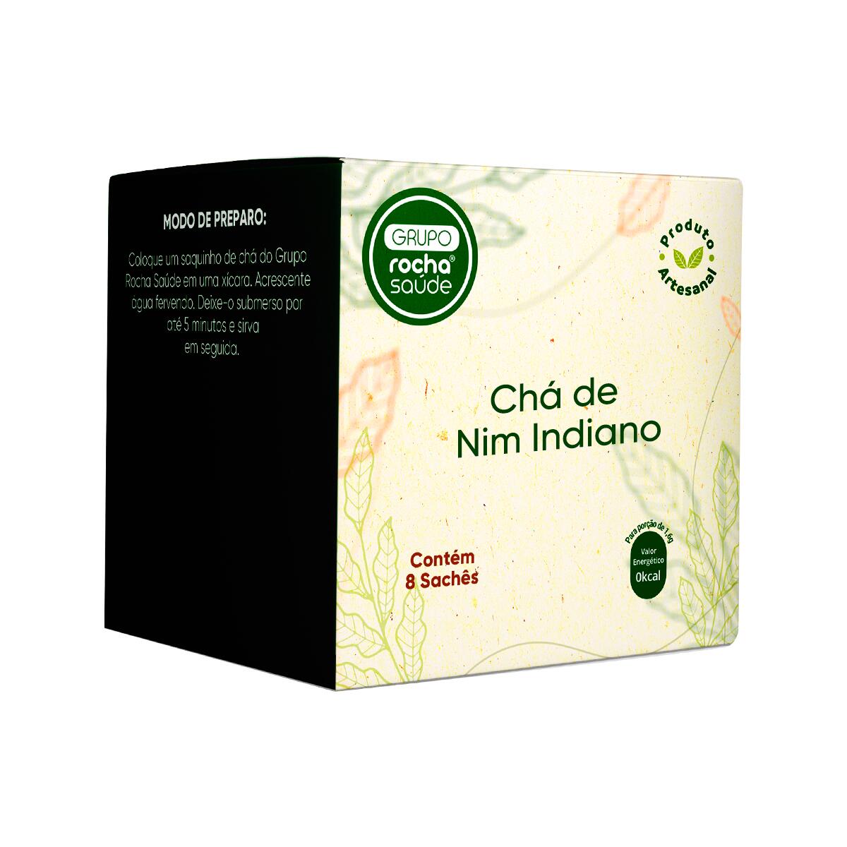 Chá de Nim Indiano - Sachê 8 uni - Grupo Rocha Saúde