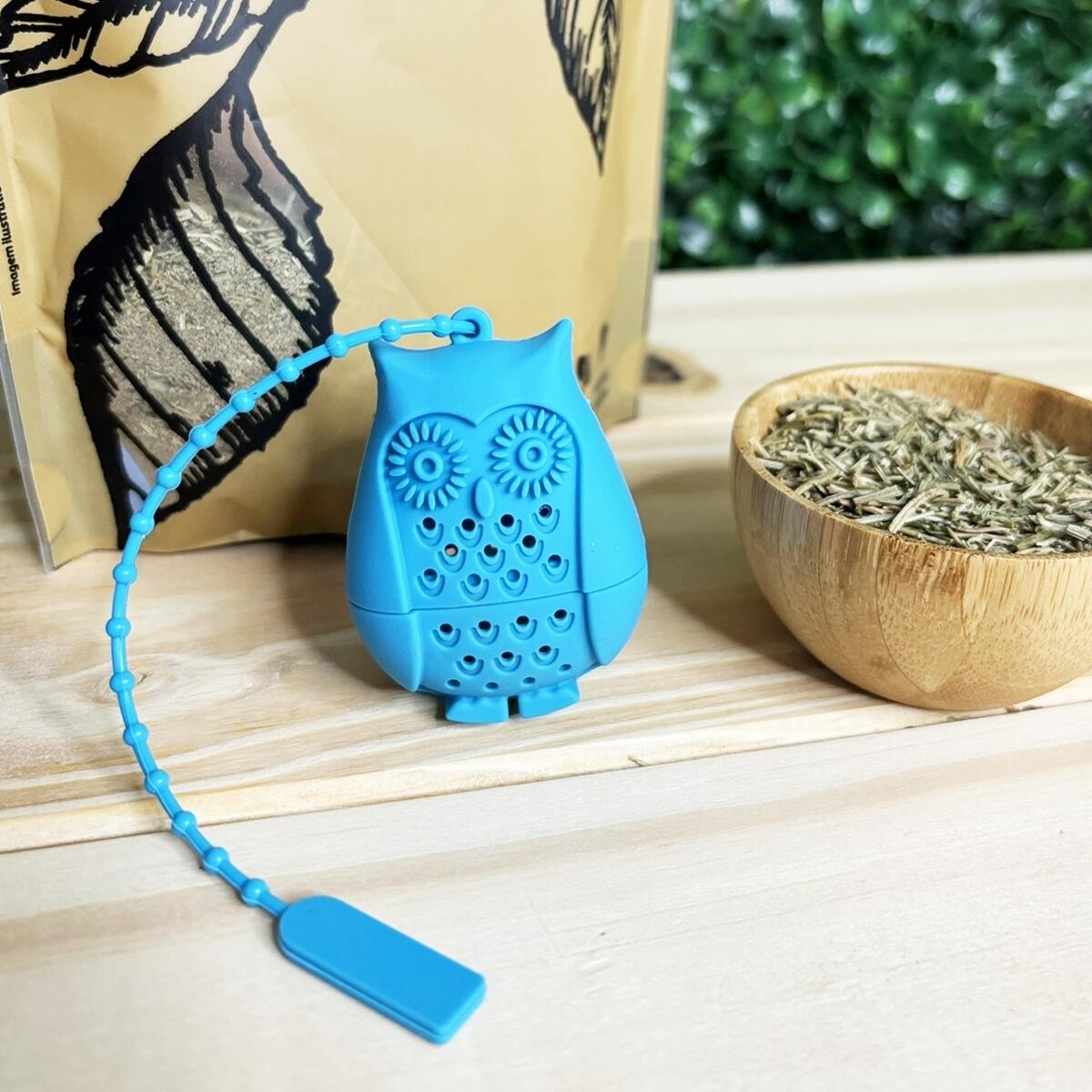 Comprar Infusor de Chá Silicone Coruja Color - de R$23,39 a R$41,39 ...