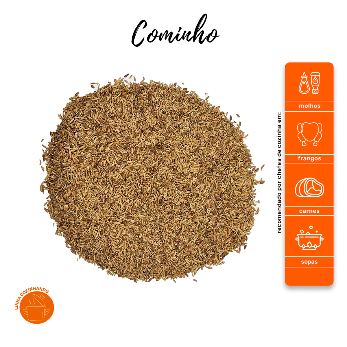 Comprar Cominho em Grãos Pote com Dosador 70g - de R$21,59 a R$58,49 ...