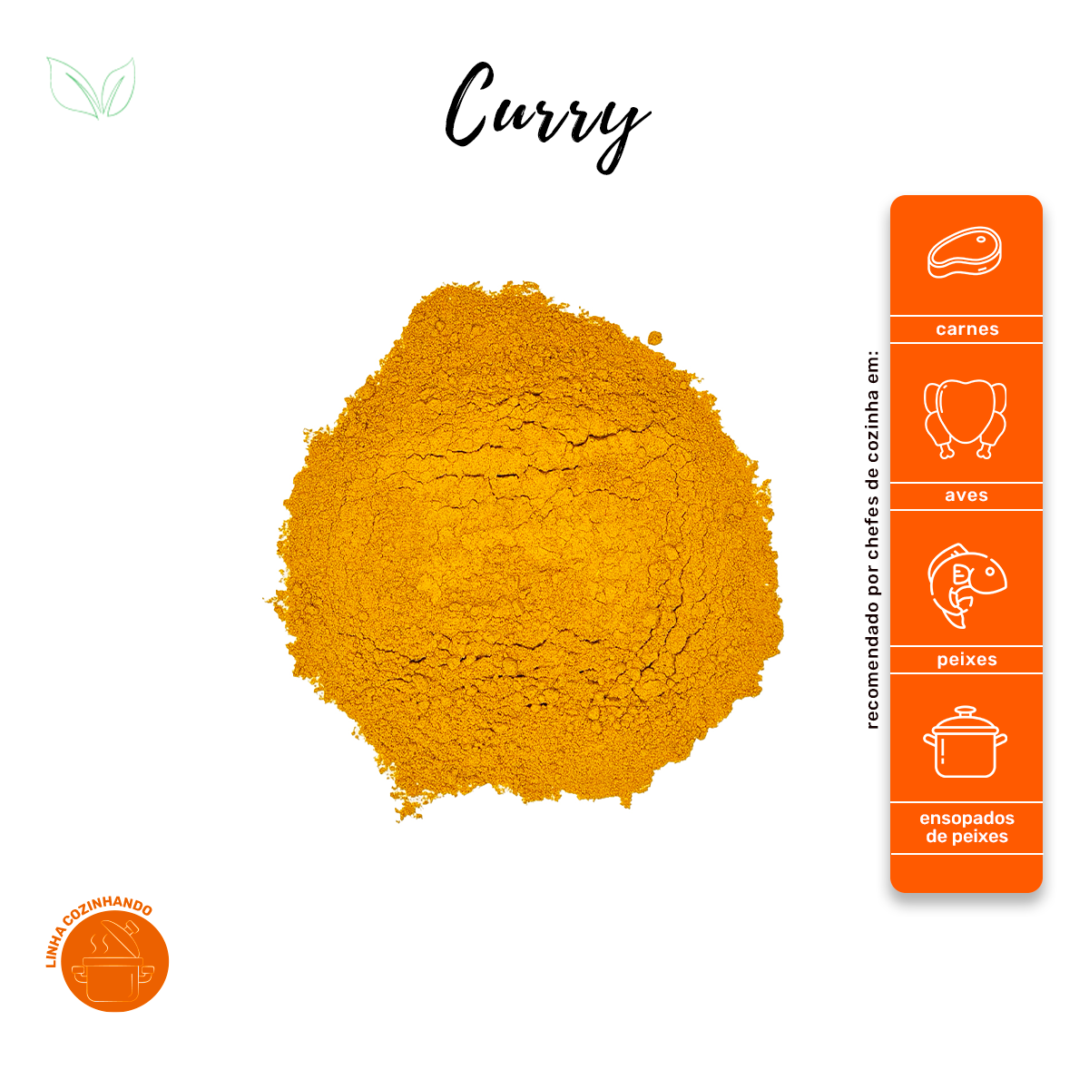 Curry 50g Pouch | Grupo Rocha Saude - a partir de R$12,50