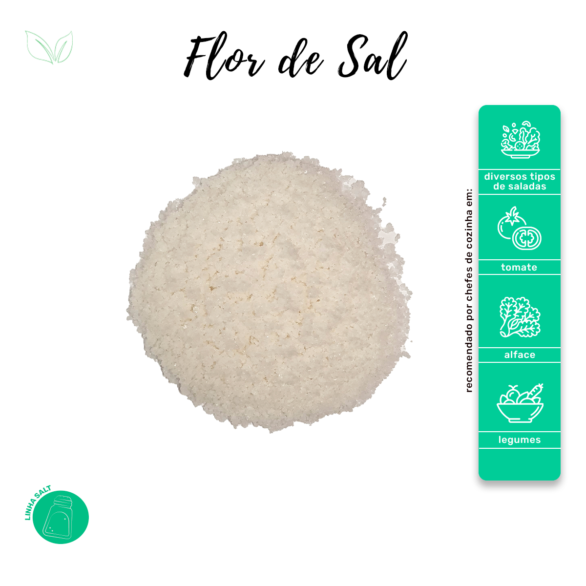 Flor de Sal 50g Pouch | Grupo Rocha Saude