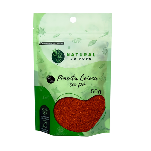 Pimenta Caiena em Pó 50g Pouch | Grupo Rocha Saude - a partir de R$13,40