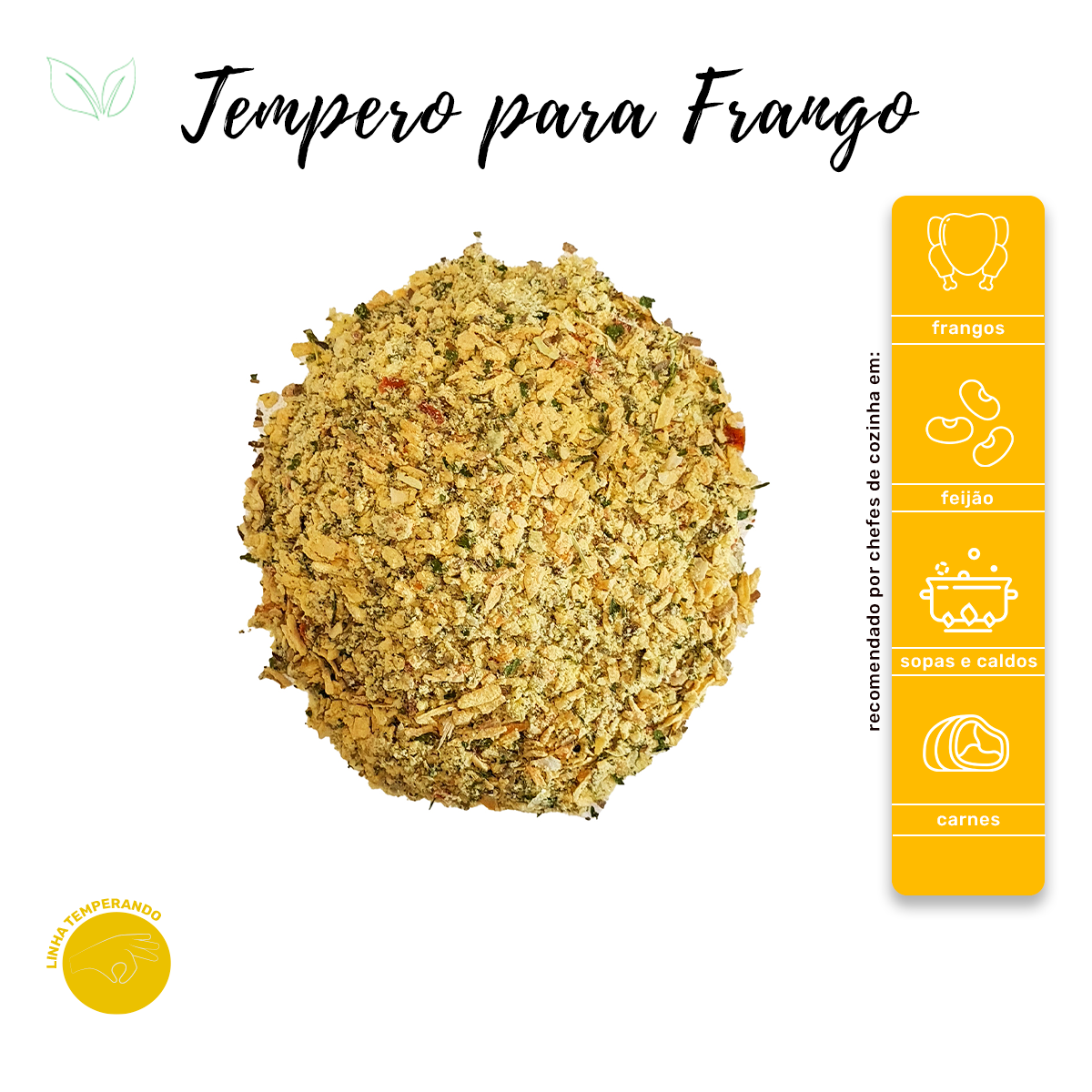 Tempero para Frango 50g Pouch | Grupo Rocha Saude - a partir de R$12,50