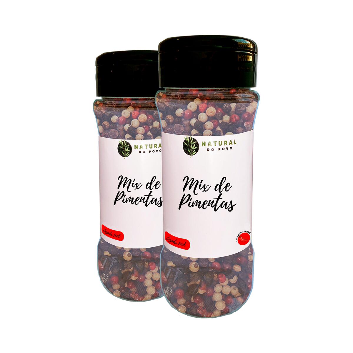 Mix de pimentas Pote com Dosador 65g | Grupo Rocha Saude