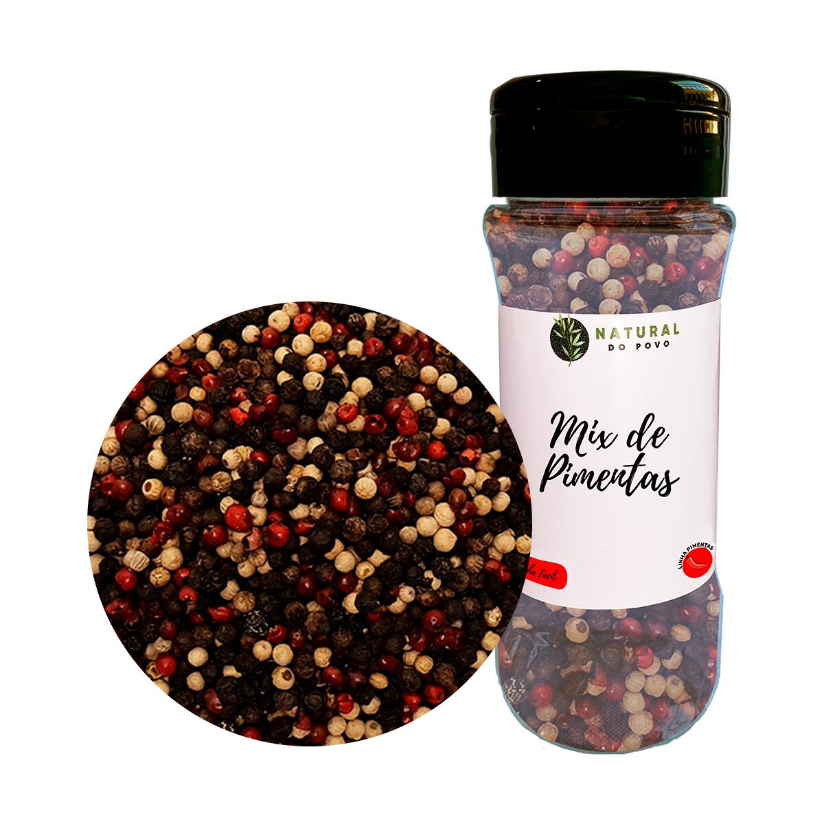 Mix de pimentas Pote com Dosador 65g | Grupo Rocha Saude