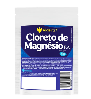 Comprar CLORETO DE MAGNESIO SACHE 33G VIDEIRA7 - a partir de R$10,25 - Grupo Rocha Saúde, Chás ...