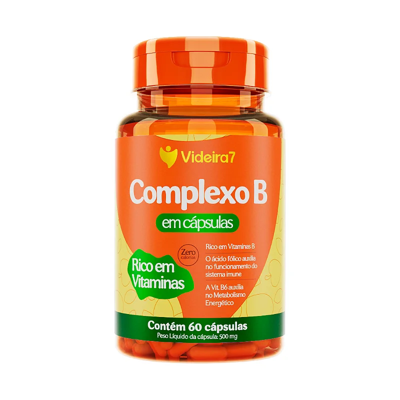 Comprar COMPLEXO B 60CAPS VIDEIRA7 - a partir de R$27,54 - Grupo Rocha ...