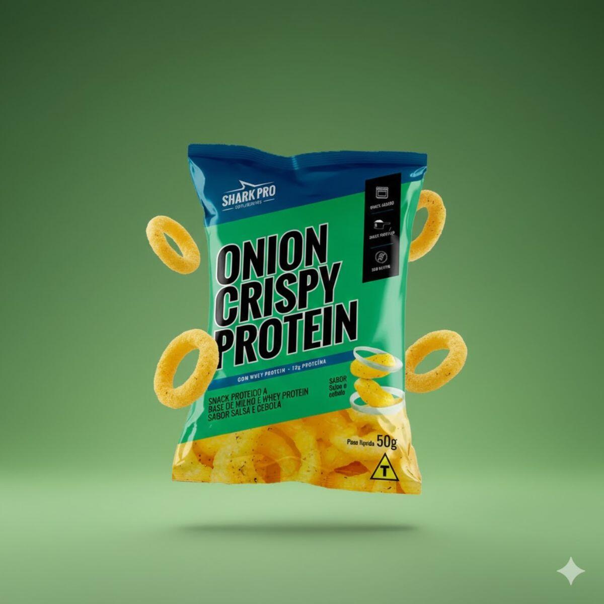 Snack Proteico 50g Cebola e Salsa 12g Proteina Shark Pro - a partir de ...