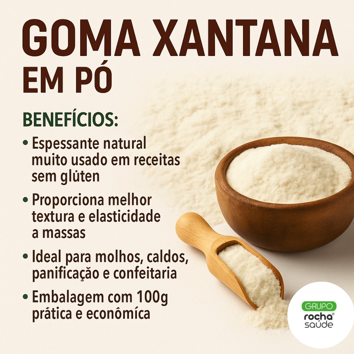 Goma Xantana 100g - a partir de R$8,45