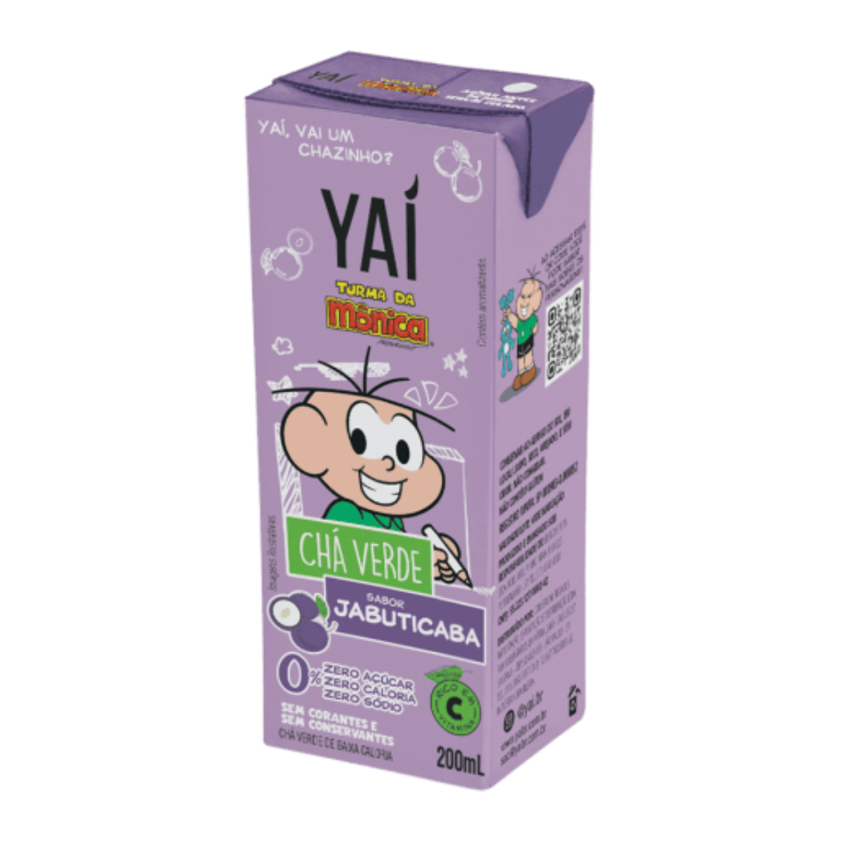 CHA VERDE SABOR JABUTICABA TURMA DA MONICA 200 ML YAI