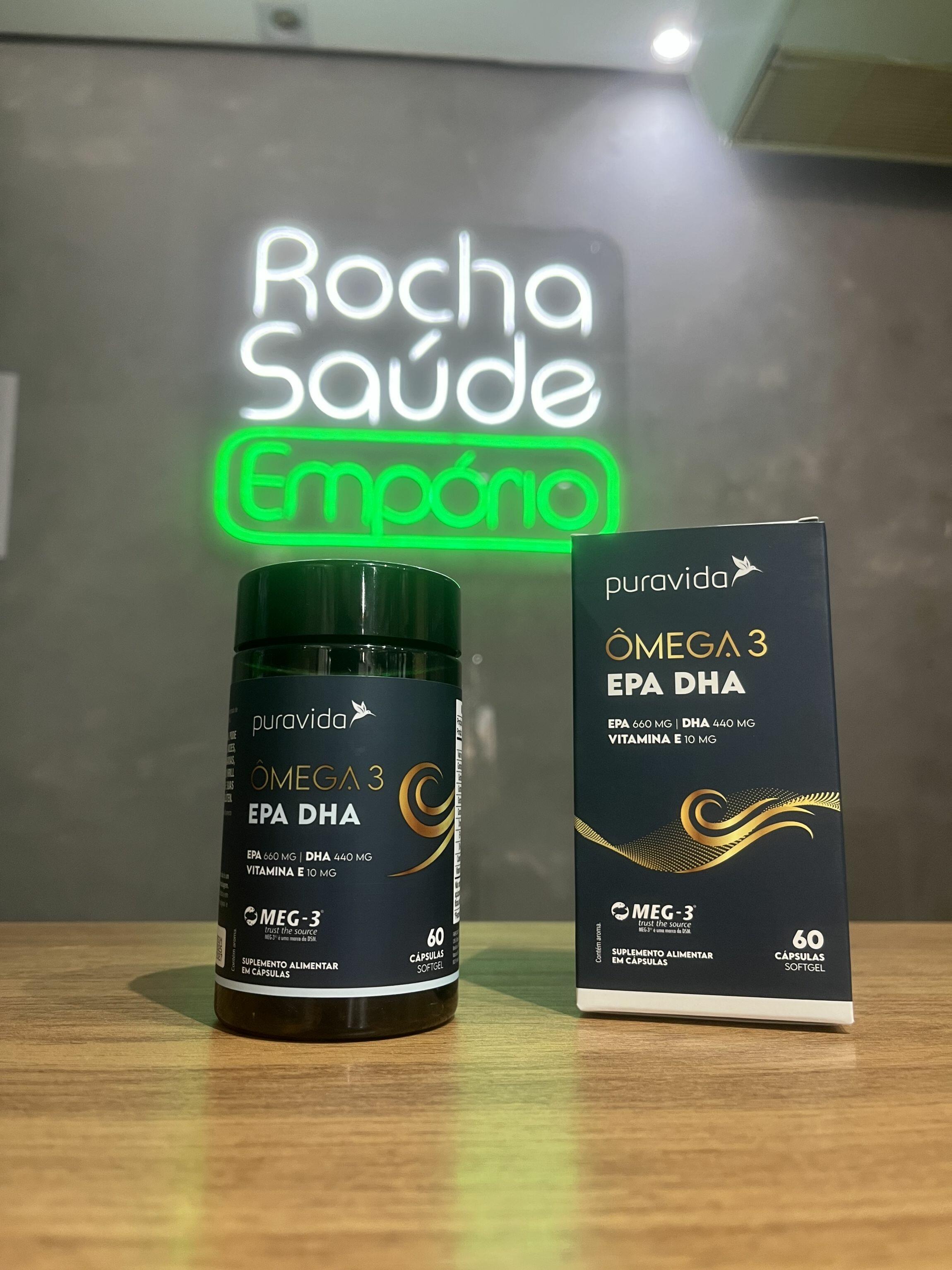 Comprar SUPLEMENTO OMEGA 3 660G EPA 440G DHA VIT E 60 CAPS PURAVIDA - a partir de R$66,40 ...