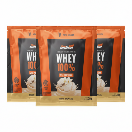 KIT 3 WHEY PROTEIN 100% 21G PROTEINA BAUNILHA | Grupo Rocha - a partir ...