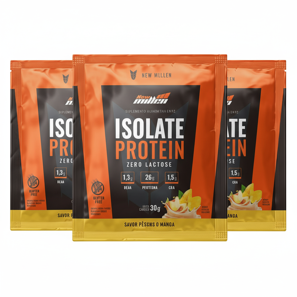 KIT 3 WHEY ISOLADO PROTEIN PESSEGO E MANGA SA | Grupo Rocha