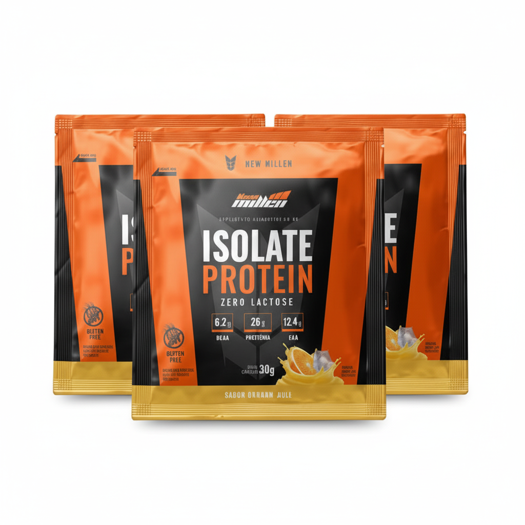 KIT 3 WHEY ISOLADO PROTEIN ORANGE JUICE SACHE | Grupo Rocha