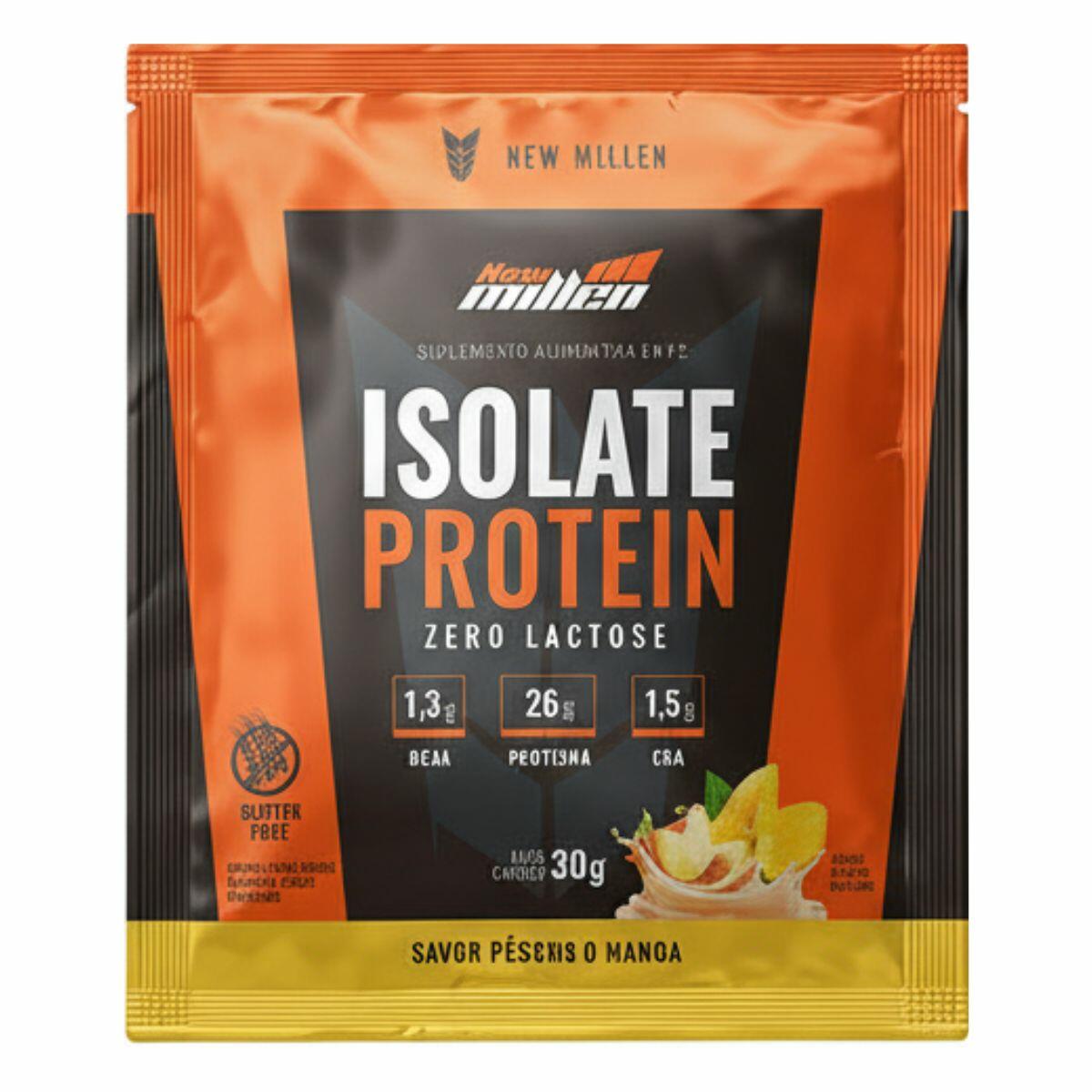 WHEY PROTEIN 100% PESSEGO COM MANGA 30G NEW M | Grupo Rocha