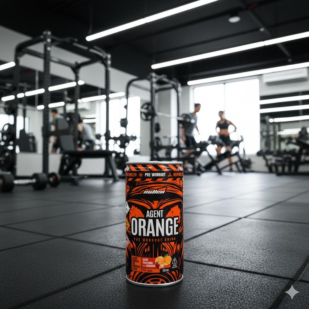 Comprar Agent Orange Energy Drink Tangerina Com Morango 269ml New Millen