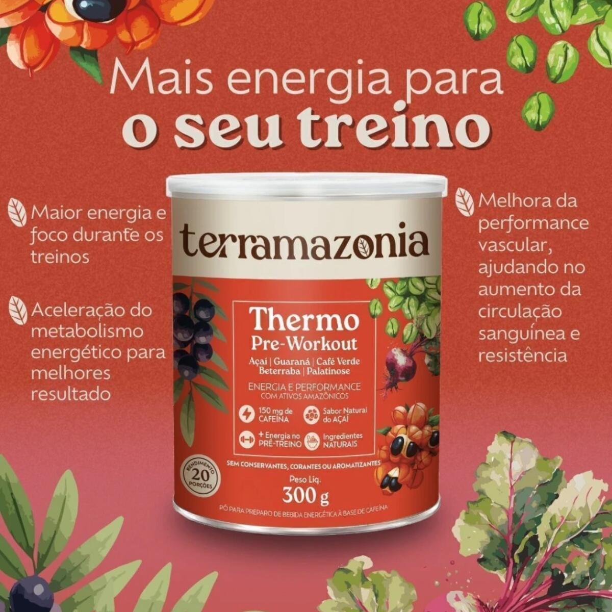 Kit 6 Thermo Pre Workout Açai Guarana Cafe Na | Grupo Rocha - a partir ...