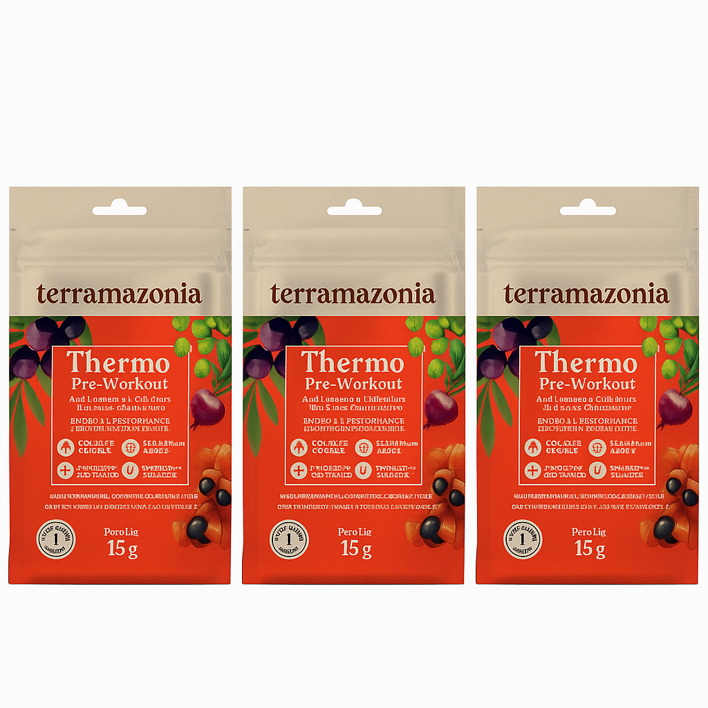 Comprar Kit 3 Thermo Pre Workout Açai Guarana Cafe Natural 15g - a ...