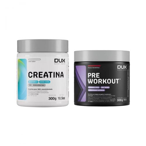 Comprar Mix Pre Treino Basico Creatina e Pré Workout 300g Cada Dux - a partir de R$184,41 ...