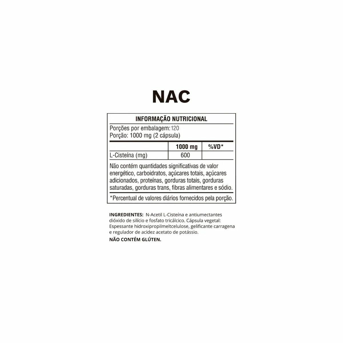 Nac 60g Mais Saude e Imunidade 120 Capsulas | Grupo Rocha S - a partir ...