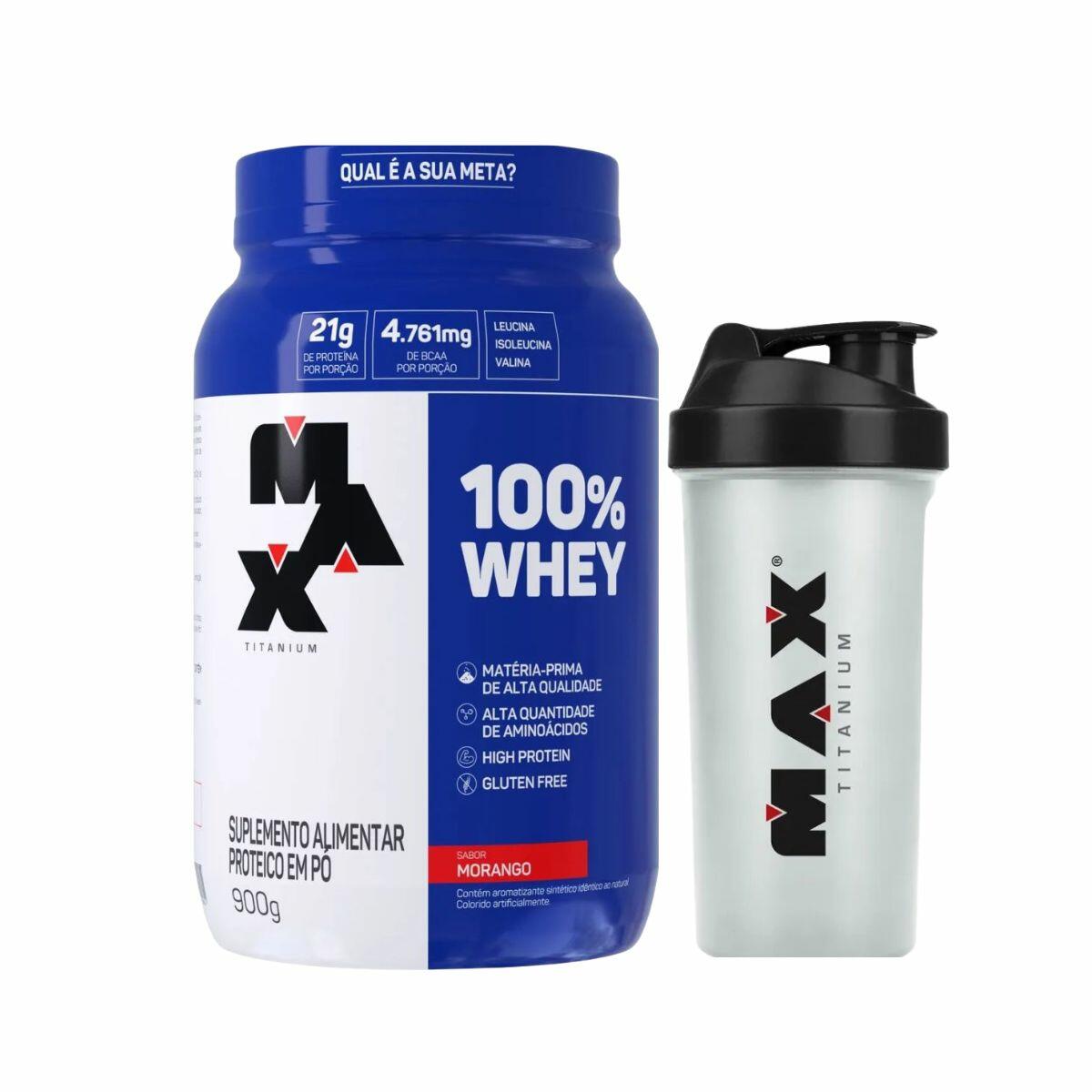 Whey Protein Concentrado Morango Pote 900g Mi | Grupo Rocha - a partir ...