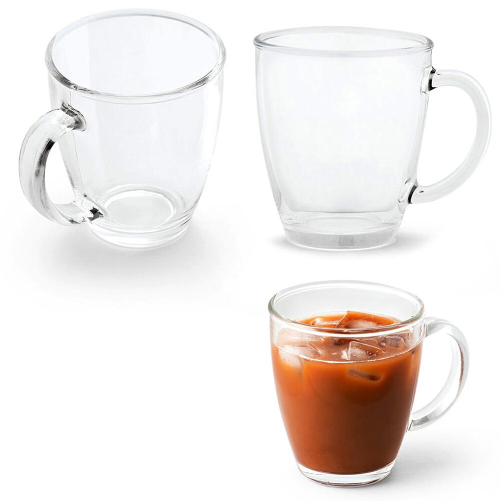 Comprar Kit 3x Caneca de Vidro 390 ml Muz TopGet - Loja Fitine