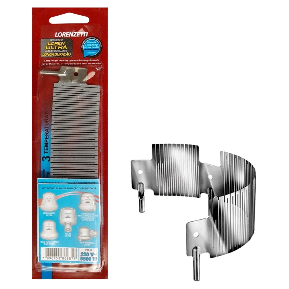 Resistência Lorenzetti 065A Maxi Banho ultra 220V ~ 5500W