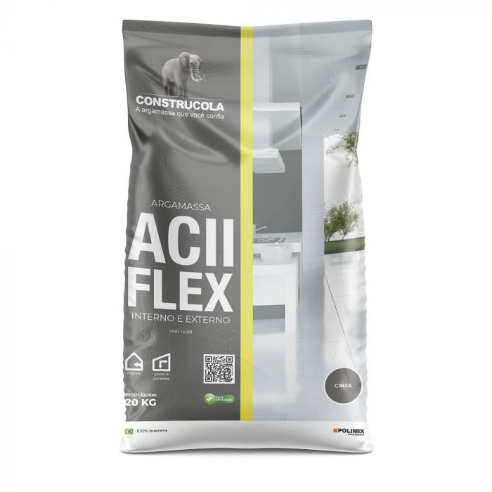 Comprar Argamassa ACII 20kg Externa Construcola - Cinza - a partir de R ...