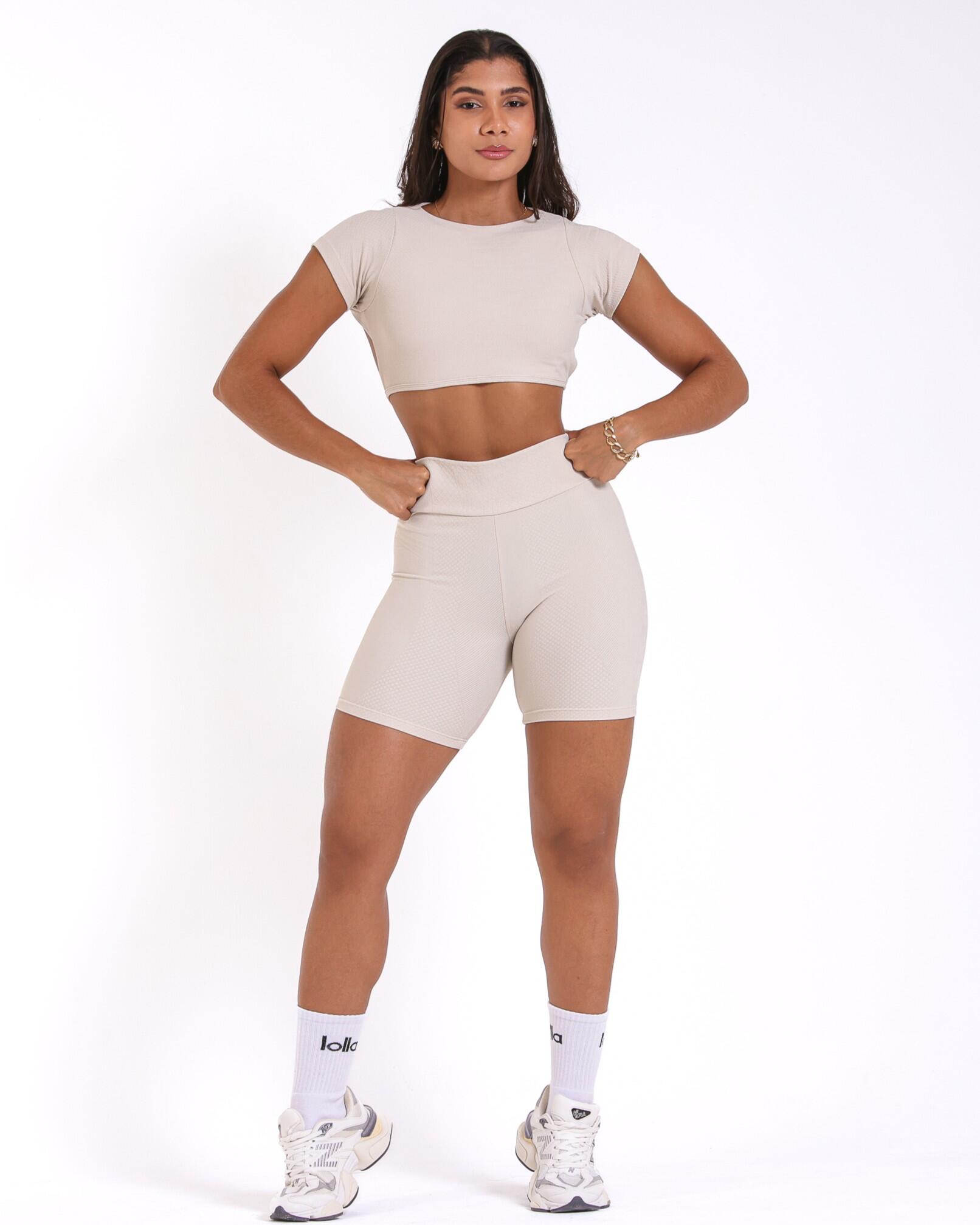 Comprar Conjunto Short Bermuda Jacquard Comfy + Top Cleo