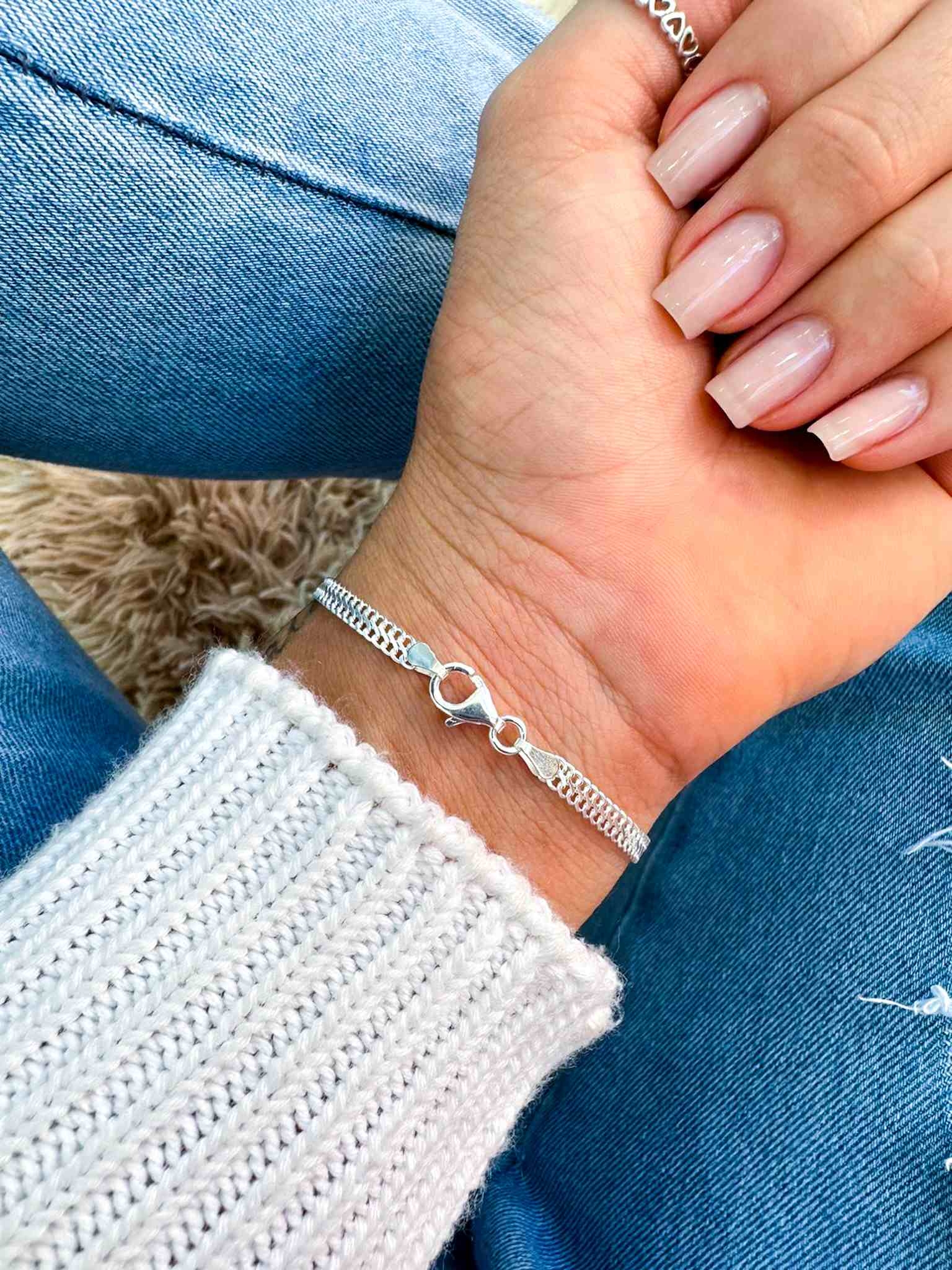 Comprar Pulseira Grummet Dupla - CLPratas | Com você linda todo dia!