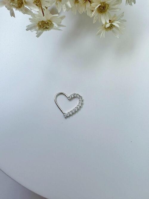 Comprar Piercing Coração Meio Cravejado (Daith) Orelha ESQ - a partir ...