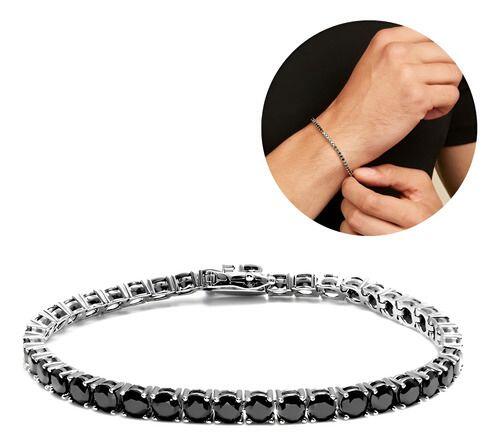 Comprar Pulseira Masculina Riviera Preta - a partir de R$437,01