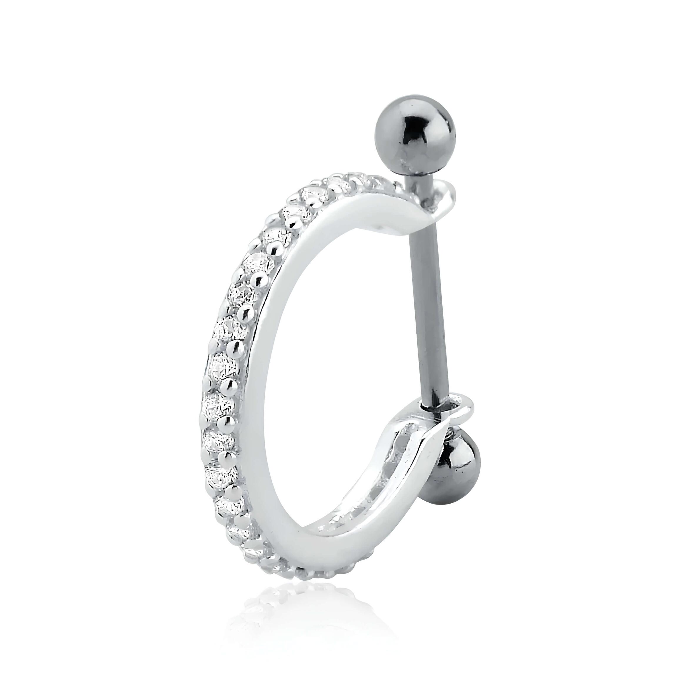 Comprar Piercing Conch Cravejado Interno - a partir de R$83,61