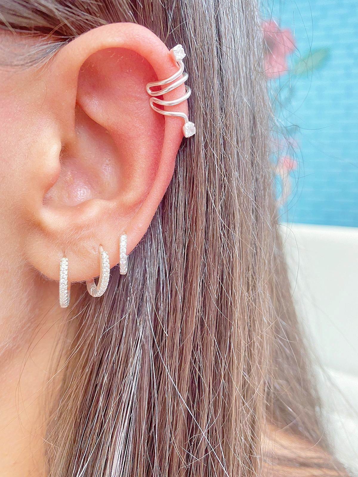 Comprar Piercing Fake Hélix Brilhante - CLPratas | Com você linda todo dia!