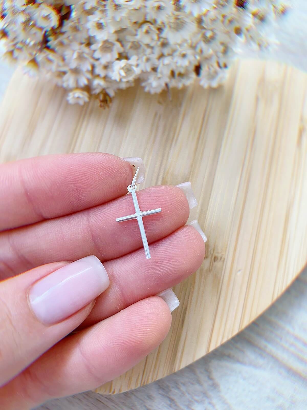 Comprar Colar de Cruz de Prata Fina - CLPratas | Com você linda todo dia!