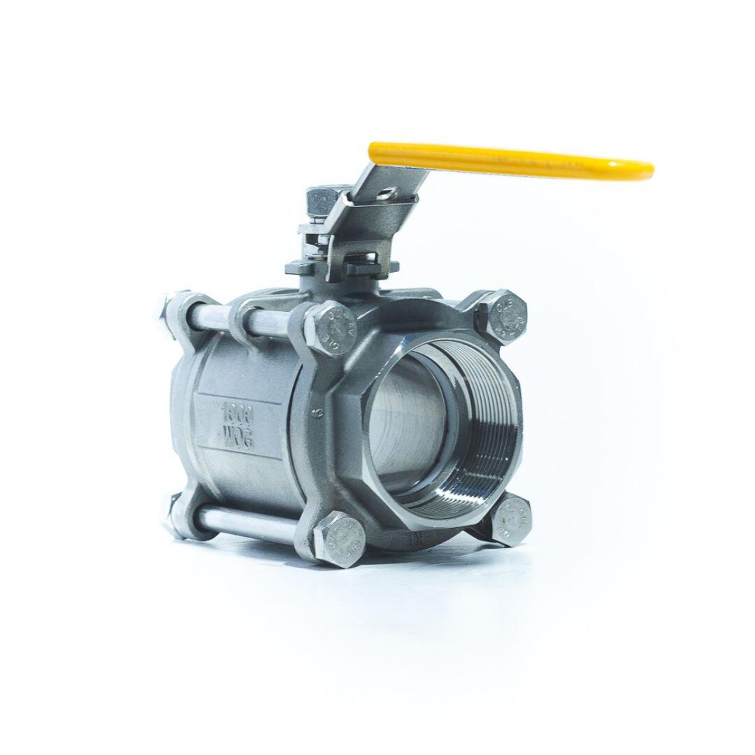 ACI-V30N Válvula Esfera Tripartida Aço Inox 304