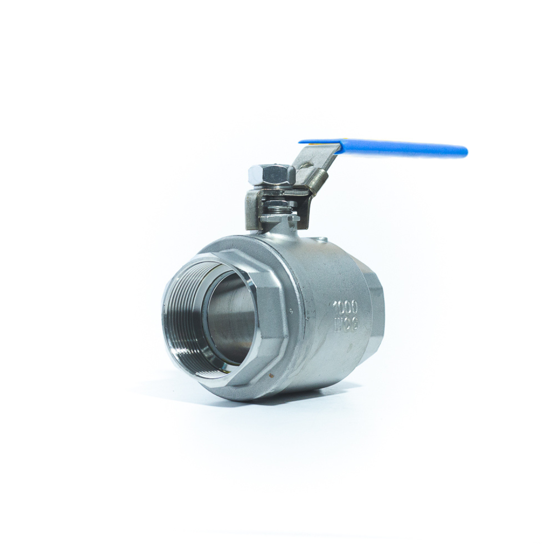 ACI-V20FF Válvula Esfera Bipartida Aço Inox 316 Rosca Fêmea