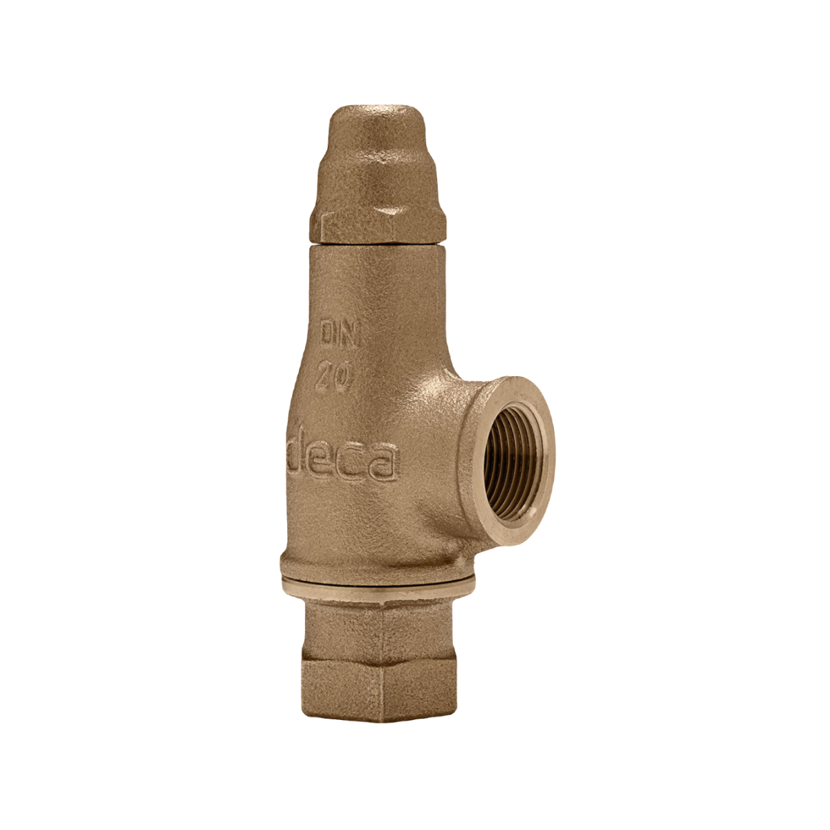 Válvula de Alívio Bronze DECA Disco PTFE BSP FIG: 038