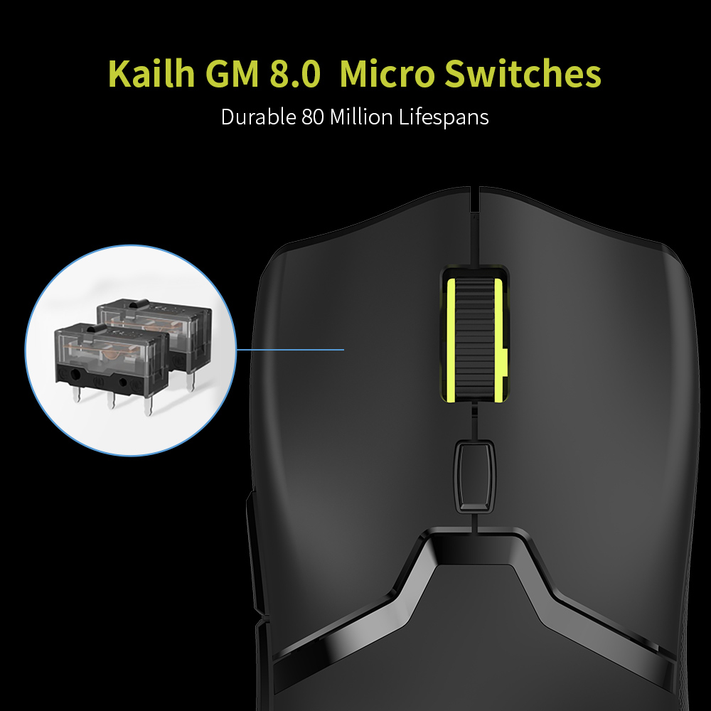 Comprar Mouse Delux M800 Pro Preto - Keycaps personalizadas - Redragon ...