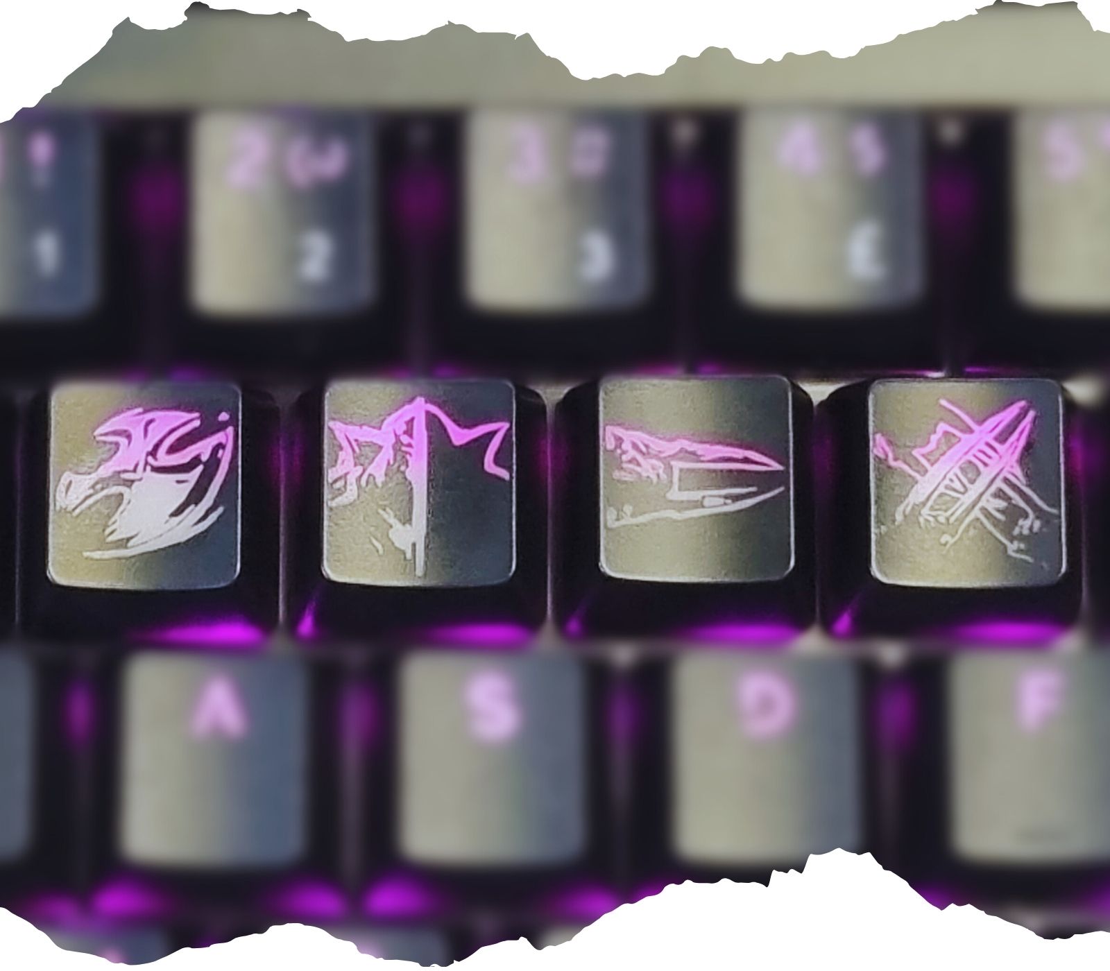 Keycaps Zed League of Legends - 4 Teclas Personalizadas (ABS, OEM R3 ...