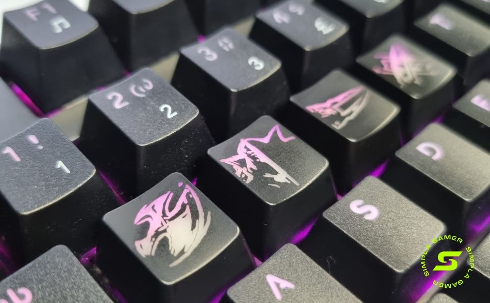 Keycaps Zed League of Legends - 4 Teclas Personalizadas (ABS, OEM R3 ...