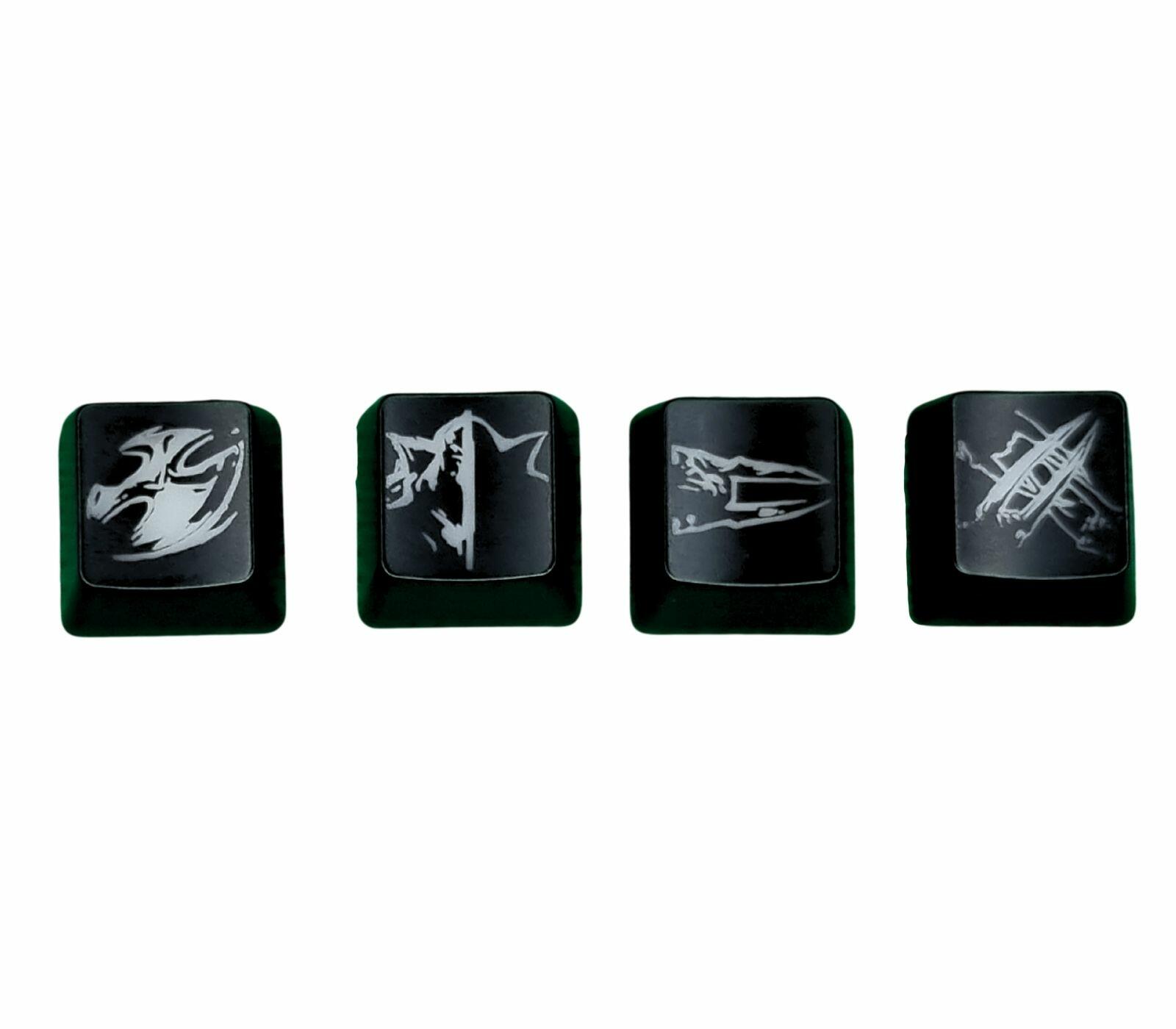 Keycaps Zed League of Legends - 4 Teclas Personalizadas (ABS, OEM R3 ...