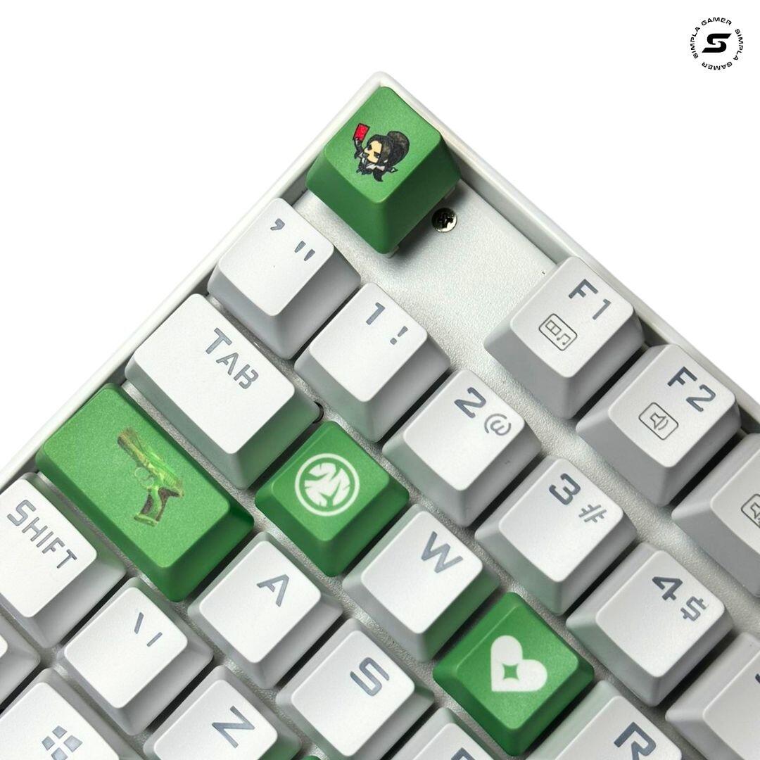 Sage Valorant - 10 Keycaps Valorant Sage (Sublimação Plástica, Perfil ...