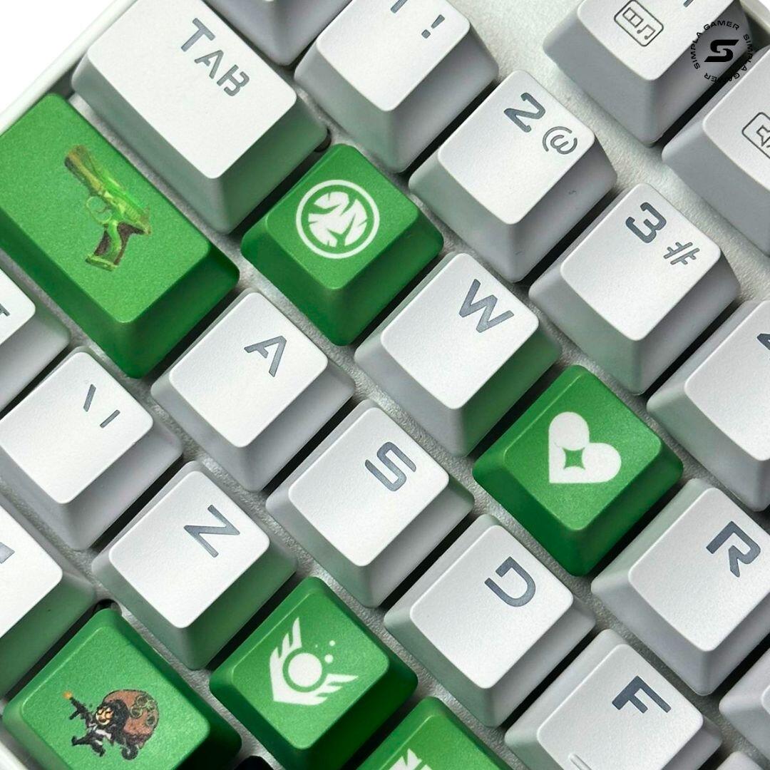 Sage Valorant - 10 Keycaps Valorant Sage (Sublimação Plástica, Perfil ...