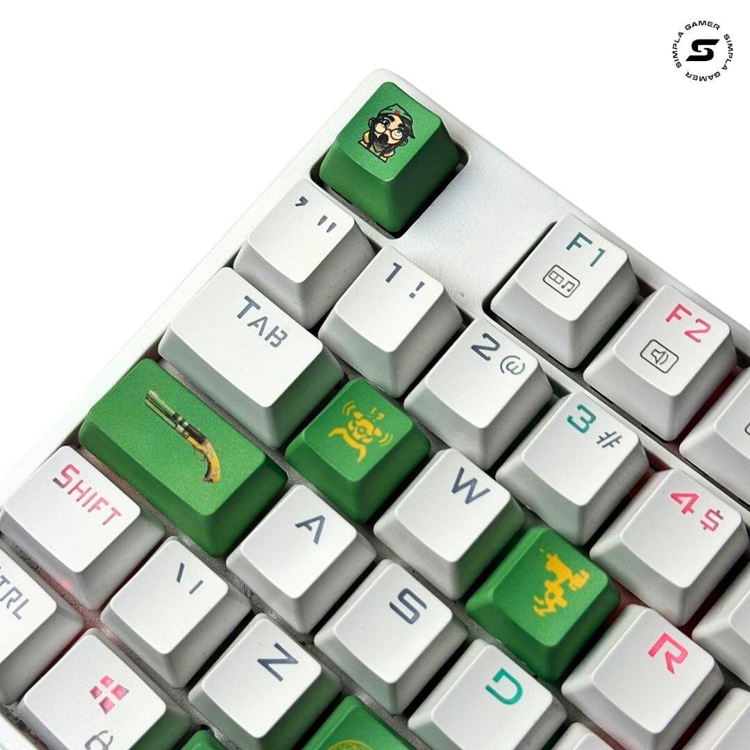 Teclas PBT Killjoy Valorant: Alta qualidade e design exclusivo para fãs ...