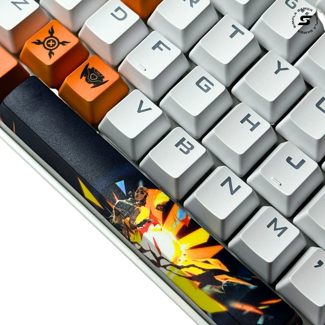 Raze - 10 Keycaps Valorant Raze (PBT, Perfil OEM) - a partir de R$99,75