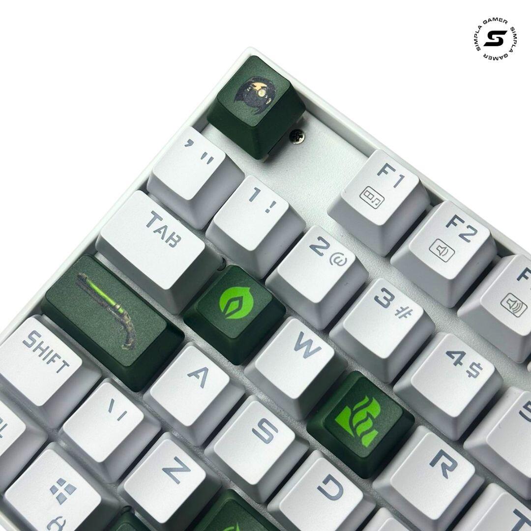 Keycaps Viper Valorant - Kit com 10 Teclas Personalizadas para Teclado ...