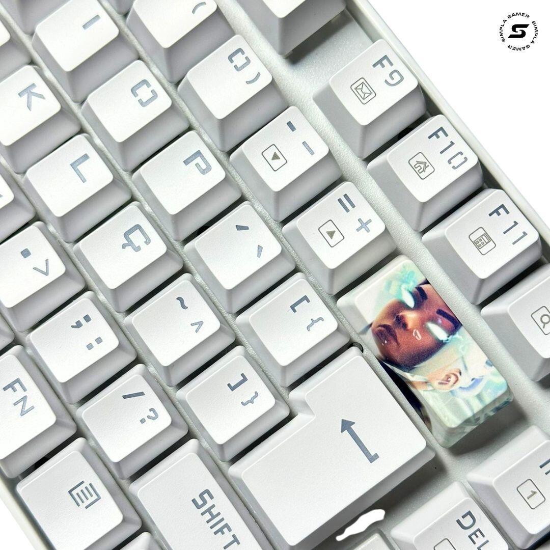 Jett - 10 Keycaps Valorant Jett (PBT, Perfil OEM) - a partir de R$99,75