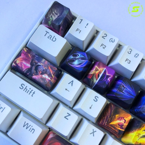 Keycaps personalizadas - Redragon, HyperX, Cherry MX, teclado mecânico ...